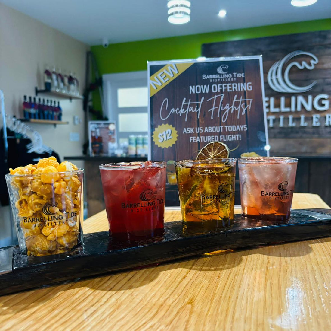 Experience | Flights & Tours | Barrelling Tide Distillery