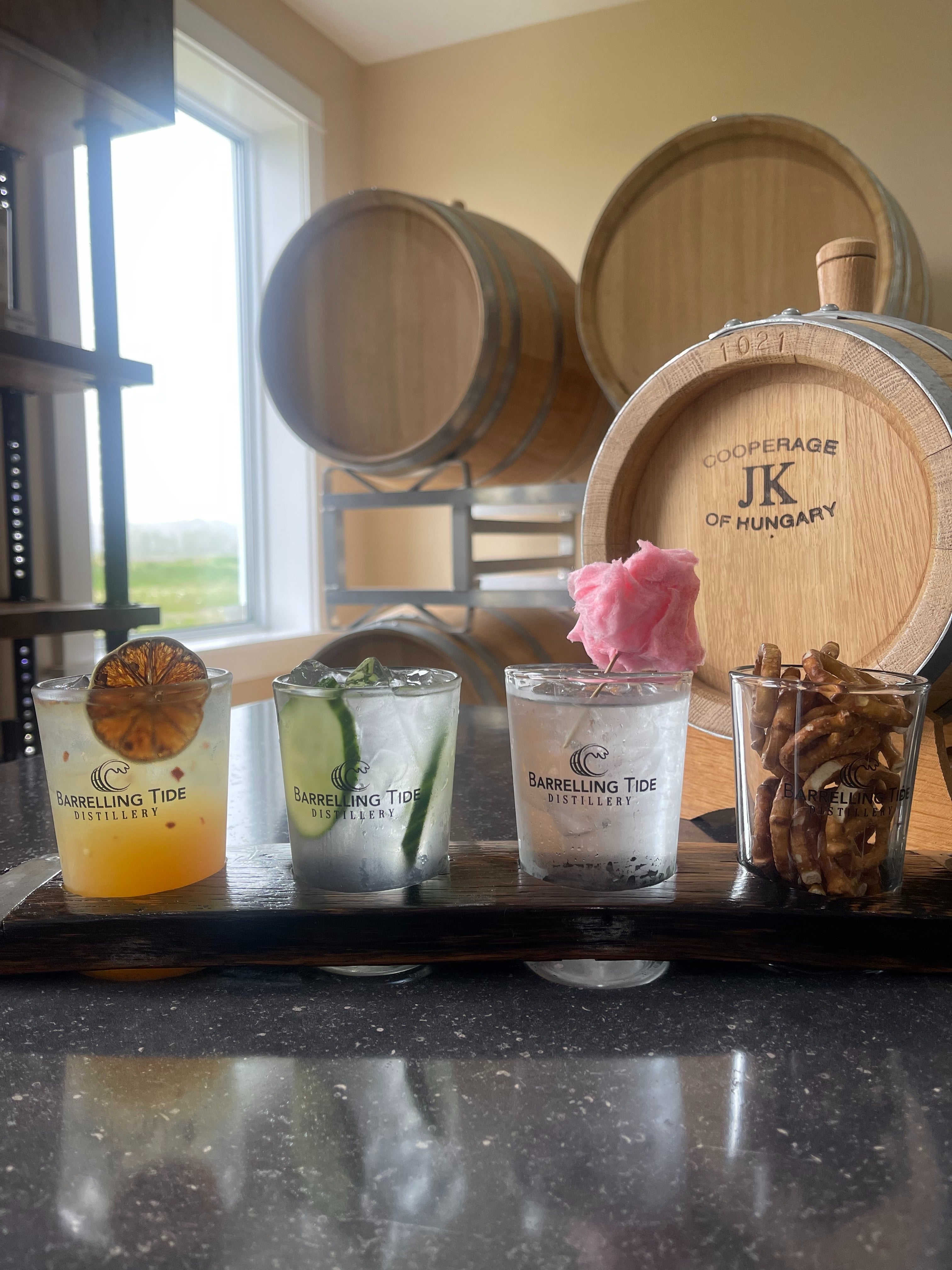 Experience | Flights & Tours | Barrelling Tide Distillery